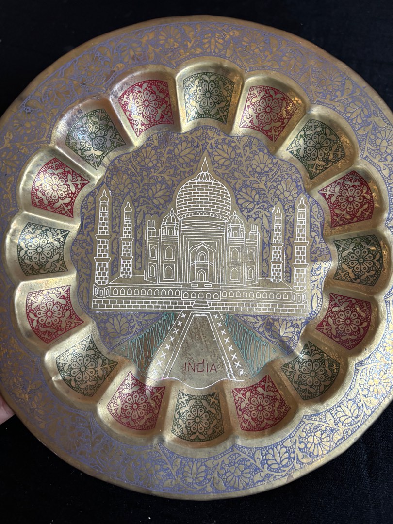 Taj Mahal plate, Furniture & Home Living, Home Decor, Other Home Decor ...