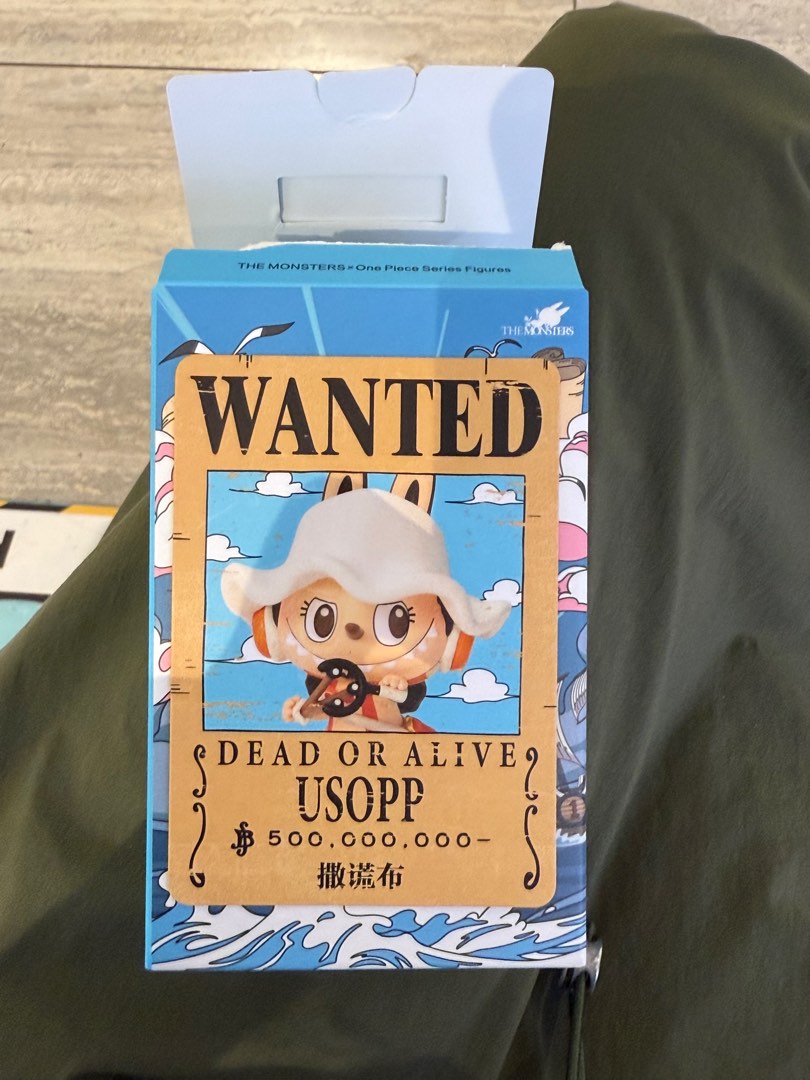 The monsters Labubu one piece Usopp, Hobbies & Toys, Toys & Games on ...