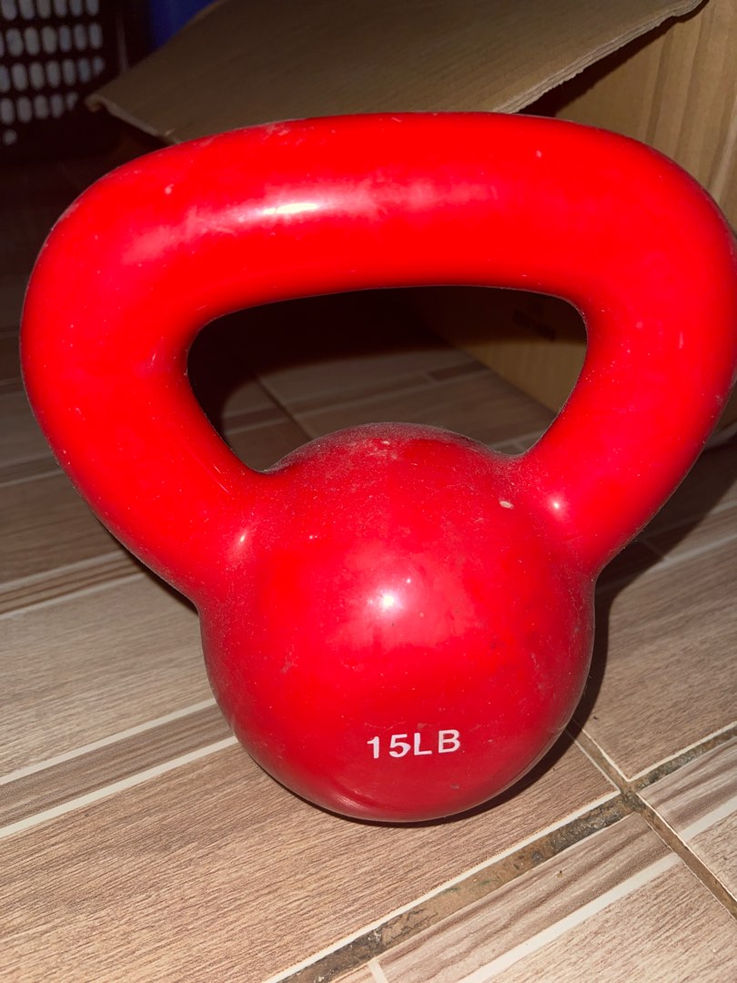 Toby's Sports Muscle Power Kettlebell 15 LBS, Sports Equipment ...