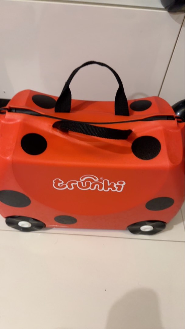 Trunki Ladybug Ride-On Suitcase for Kids, Hobbies & Toys, Travel ...