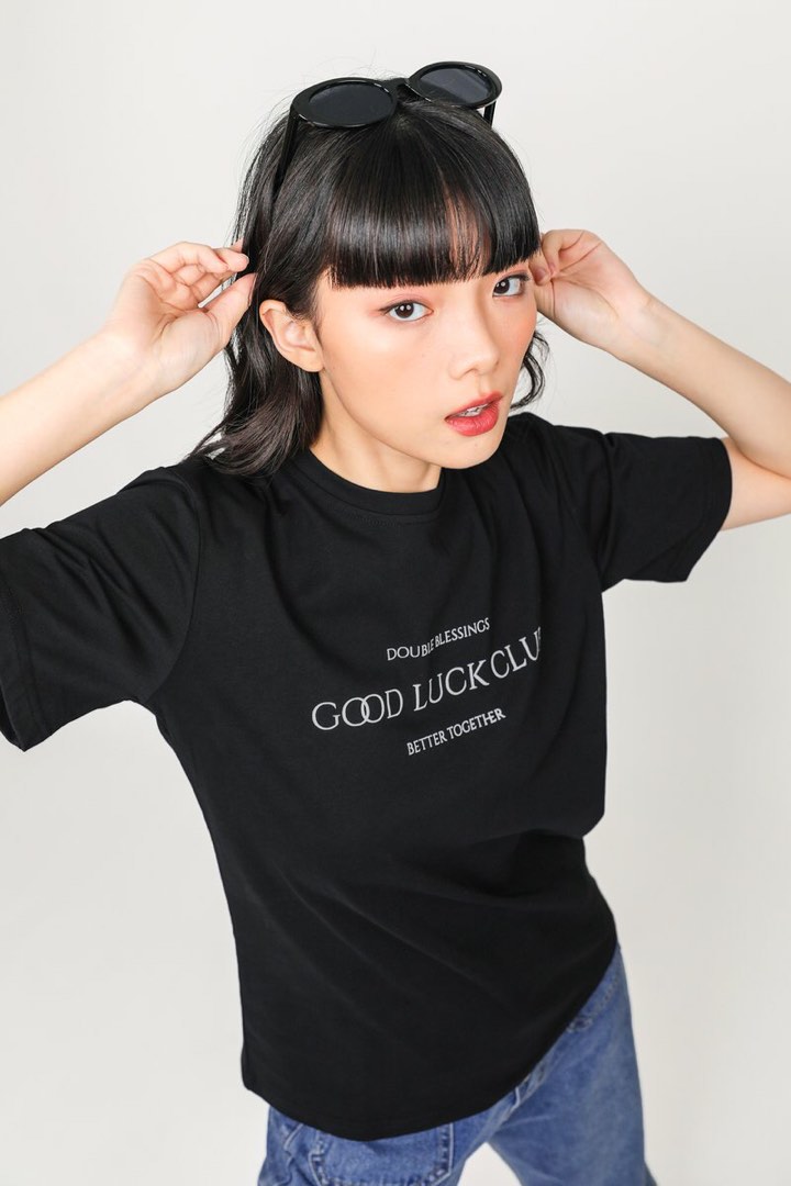 (TTR) Good Luck Club Tee, Women's Fashion, Tops, Shirts on Carousell