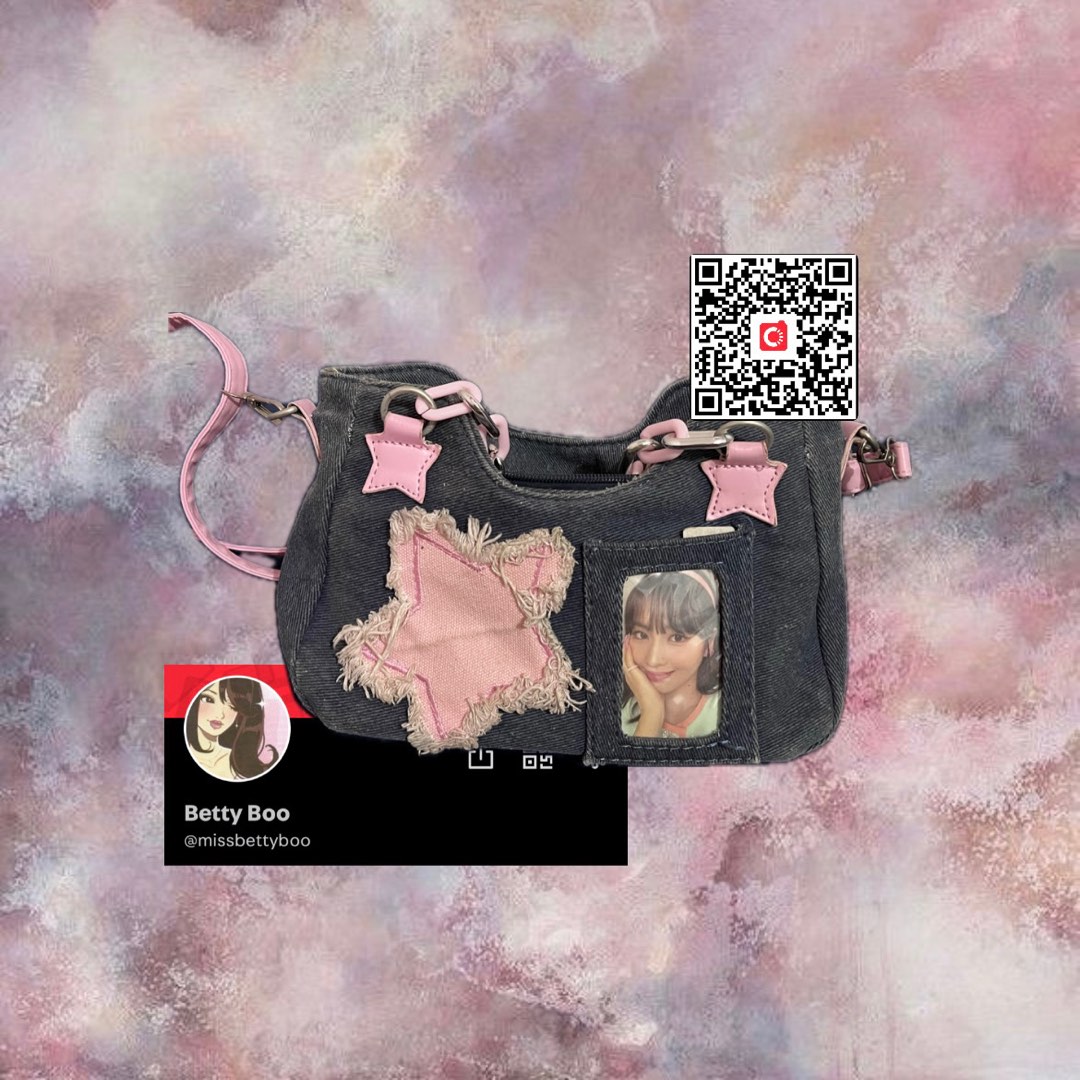 y2k sling bag with momo card, Women's Fashion, Bags & Wallets, Shoulder Bags on Carousell