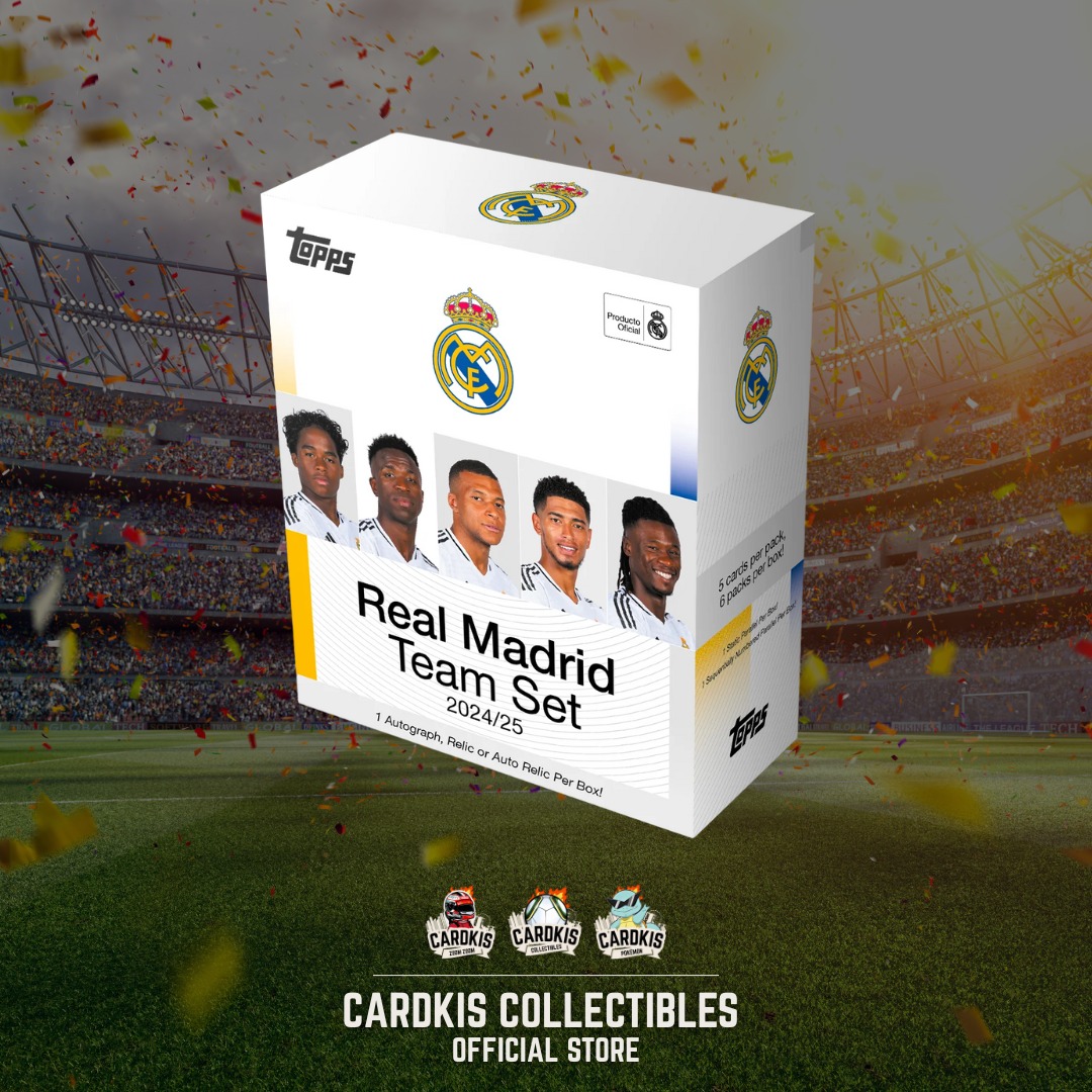 2024/25 Topps Real Madrid Team Set Box, Hobbies & Toys, Toys & Games on ...