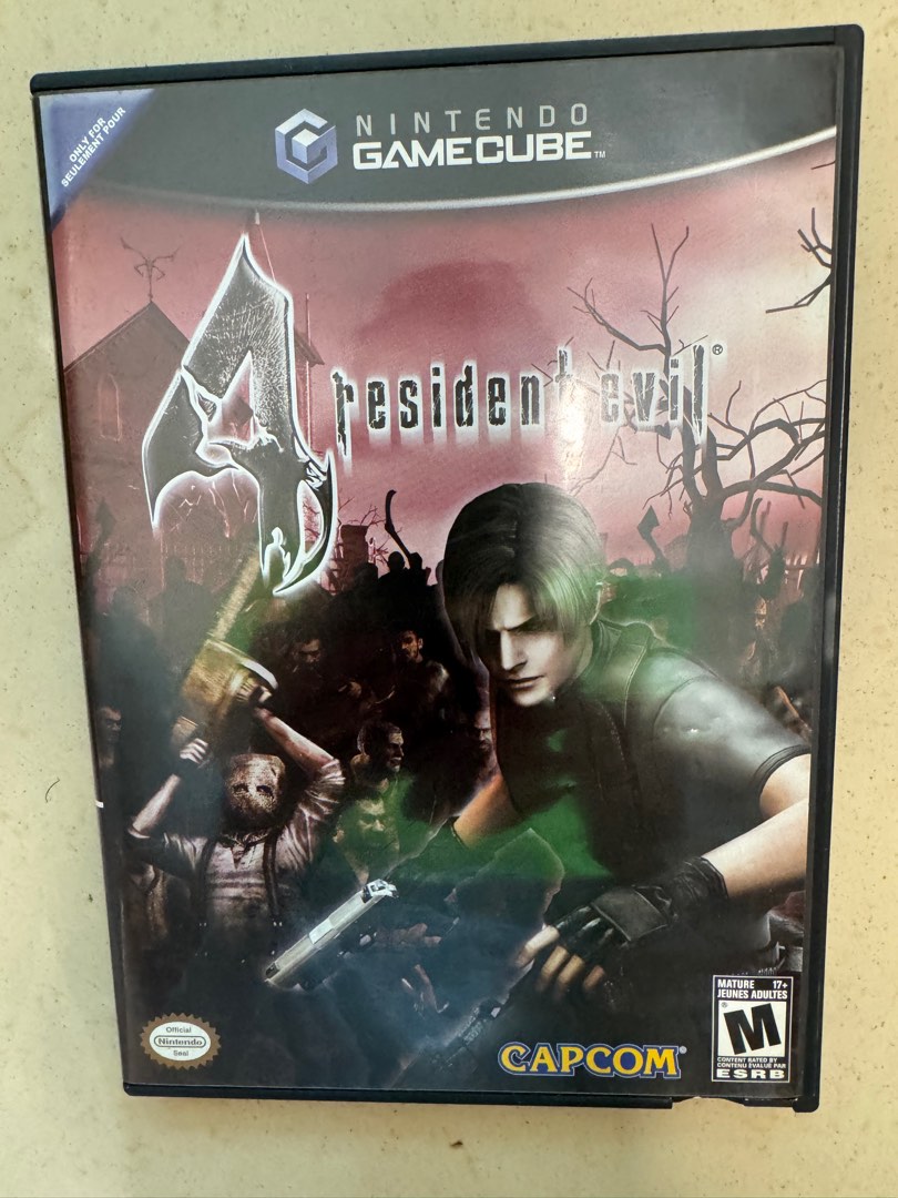 中古 Gamecube Resident Evil 4, 電子遊戲, 電子遊戲, Nintendo 任天堂 - Carousell