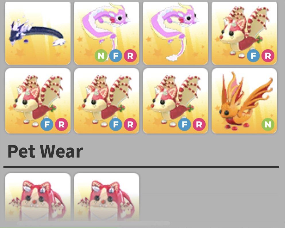 Adopt Me Dragons (CLEARANCE!), Video Gaming, Gaming Accessories, In ...