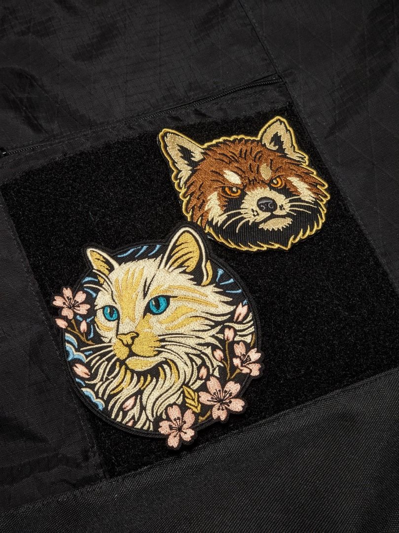 Angry Staring Cat - Embroidery Iron on, Sew-on, Velcro Morale patch , Hobbies & Toys, Stationery ...