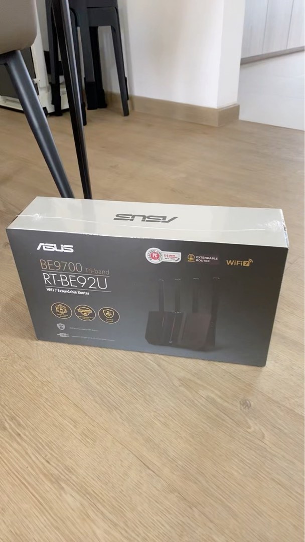 ASUS BE9700 Tri-band RT-BE92U WiFi 7 Extendable Router, Computers ...