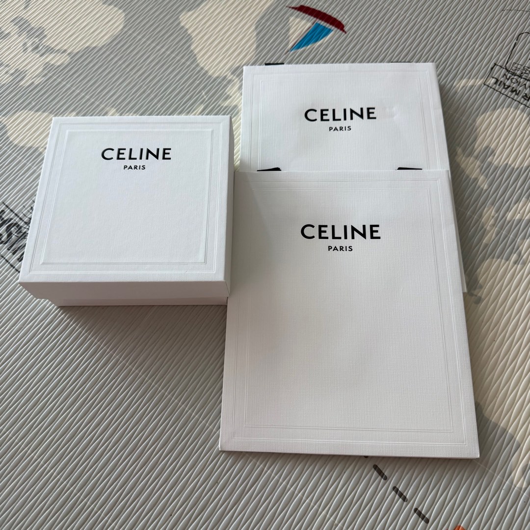 Authentic Celine paper bag and belt box, Luxury, Bags & Wallets on ...
