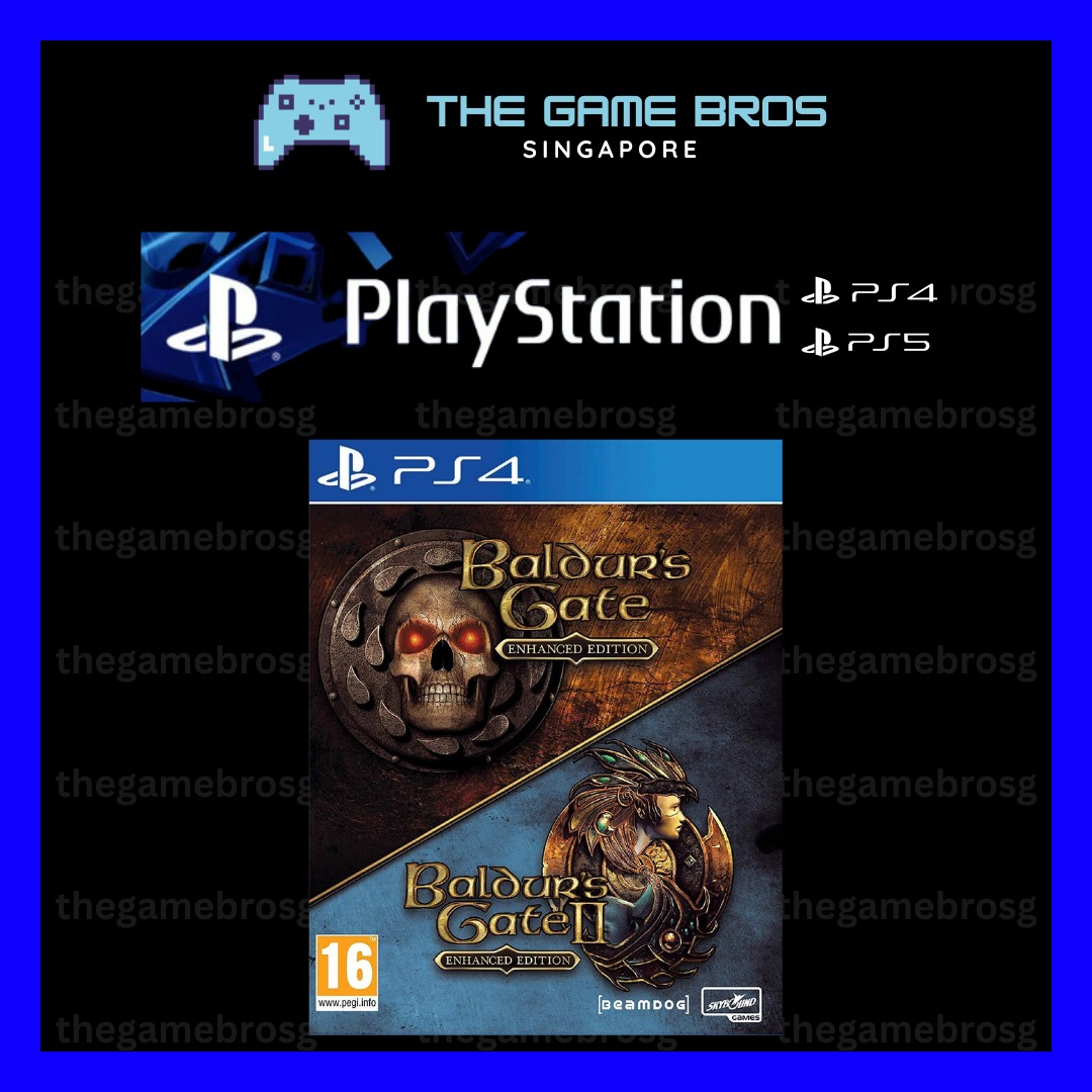 Baldur's Gate 1 and Baldur's Gate 2 Enhanced Editions Full Game (PS4 ...