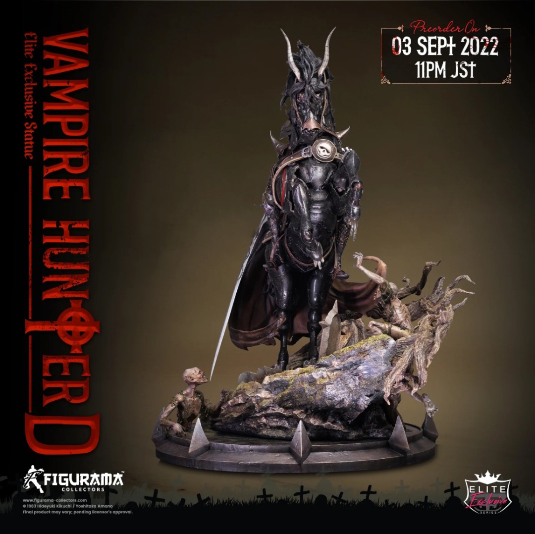 *Brand New [Overseas Ready Stock] Vampire Hunter D: D GK Statue ...