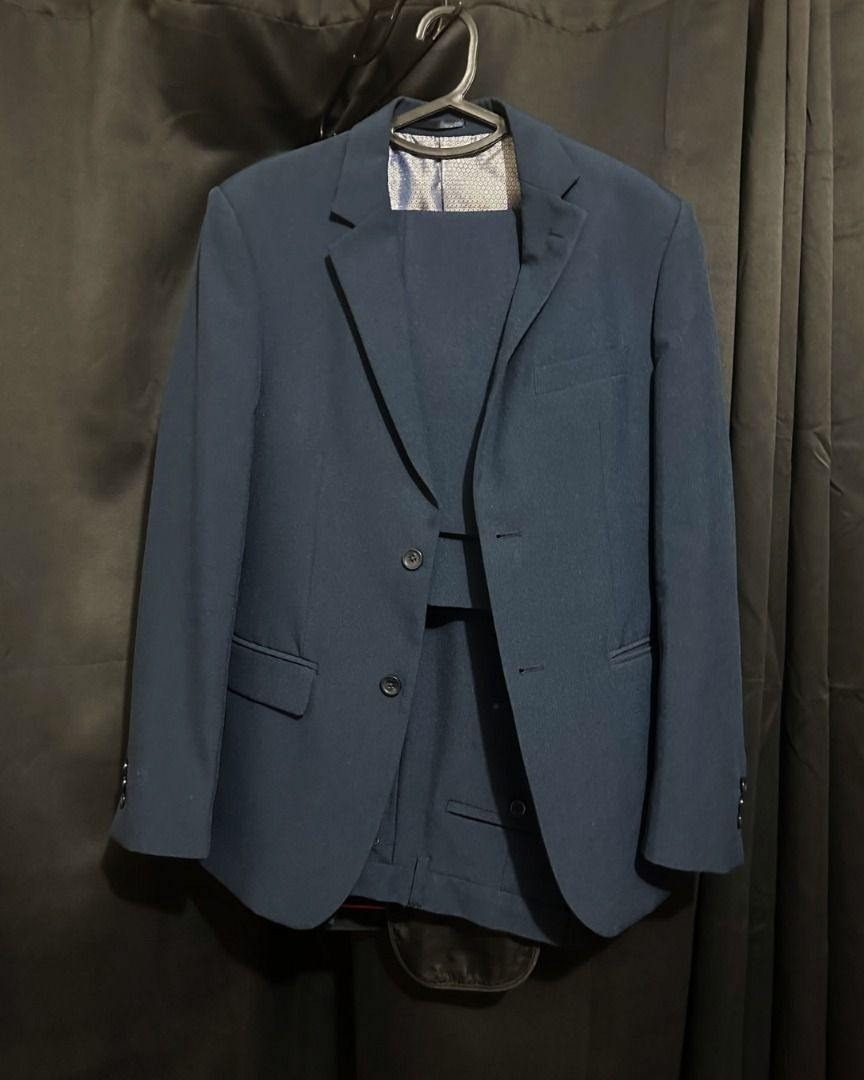 Chancellor 9000 Slim fit Suit and Pants (Navy Blue), Men's Fashion ...