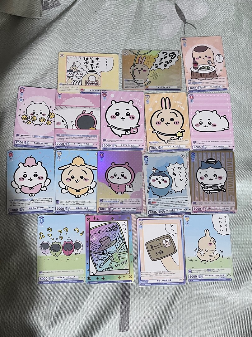 Chiikawa WSB cards, Hobbies & Toys, Toys & Games on Carousell