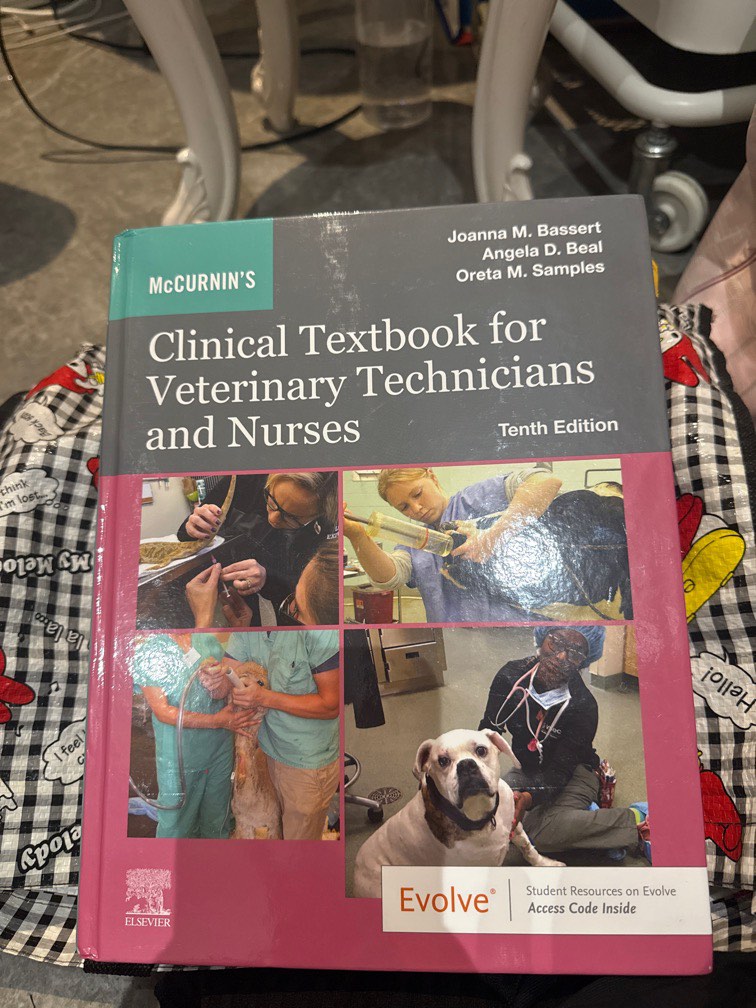 Clinical textbook for vet techs, Hobbies & Toys, Books & Magazines ...