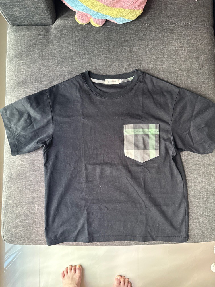 Crest bridge- tee with checks pocket, Men's Fashion, Tops & Sets ...