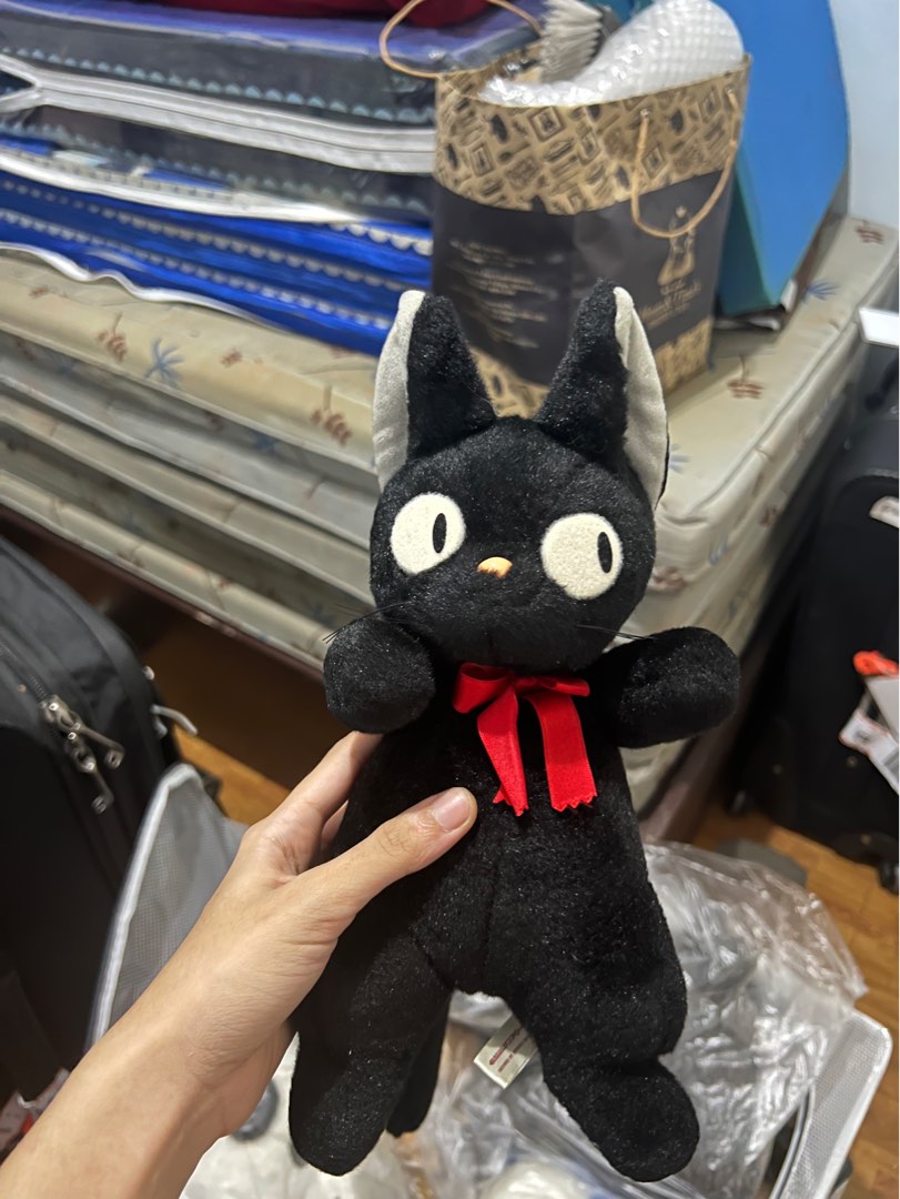 Cute Ghibli Jiji Kiki's Delivery Service Vintage Fur Plush Stuffed Toy ...