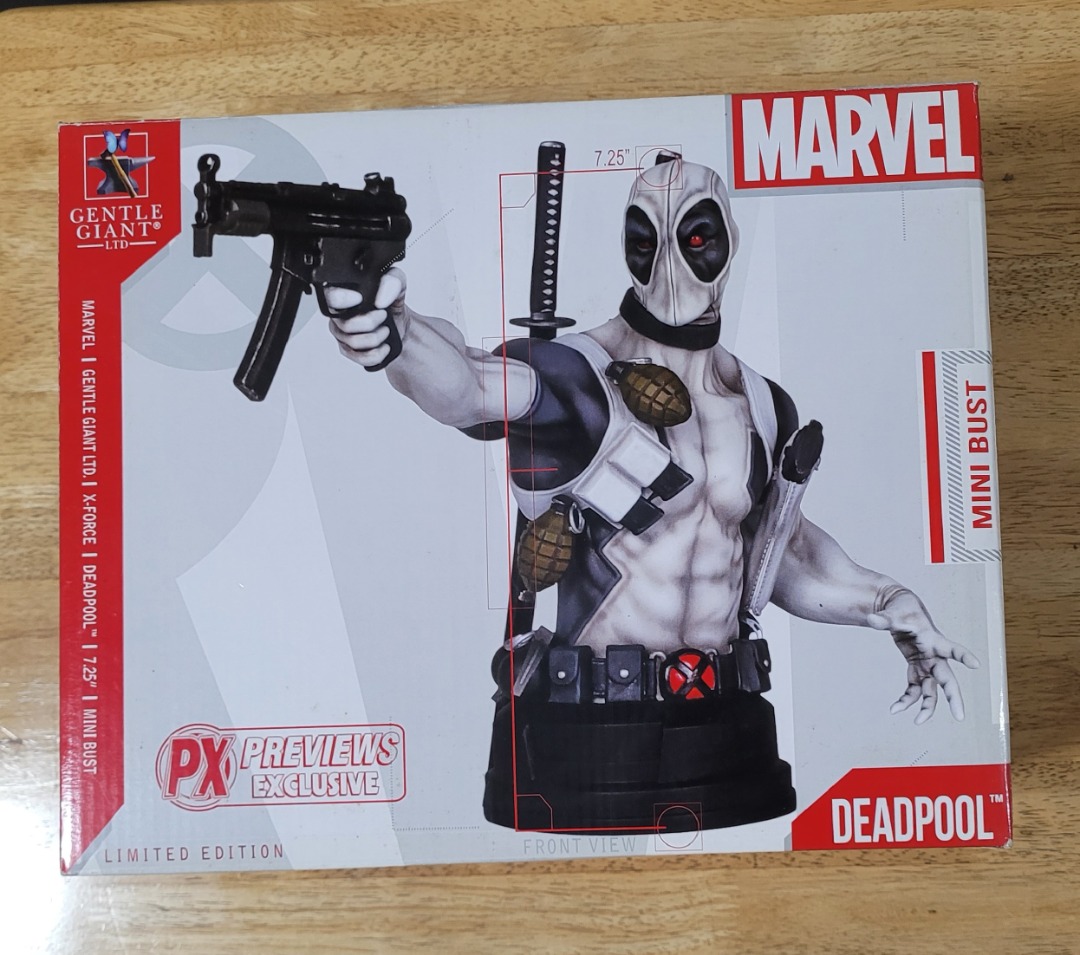DEADPOOL GENTLE GIANT 1/6 SCALE MINI BUST- NEGOTIABLE, Hobbies & Toys ...