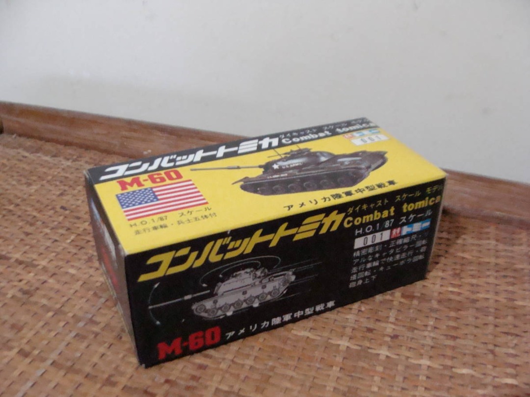 Deadstock Combat Tomica USARMY M-60 US Army Medium Tank 1/87 Combat ...