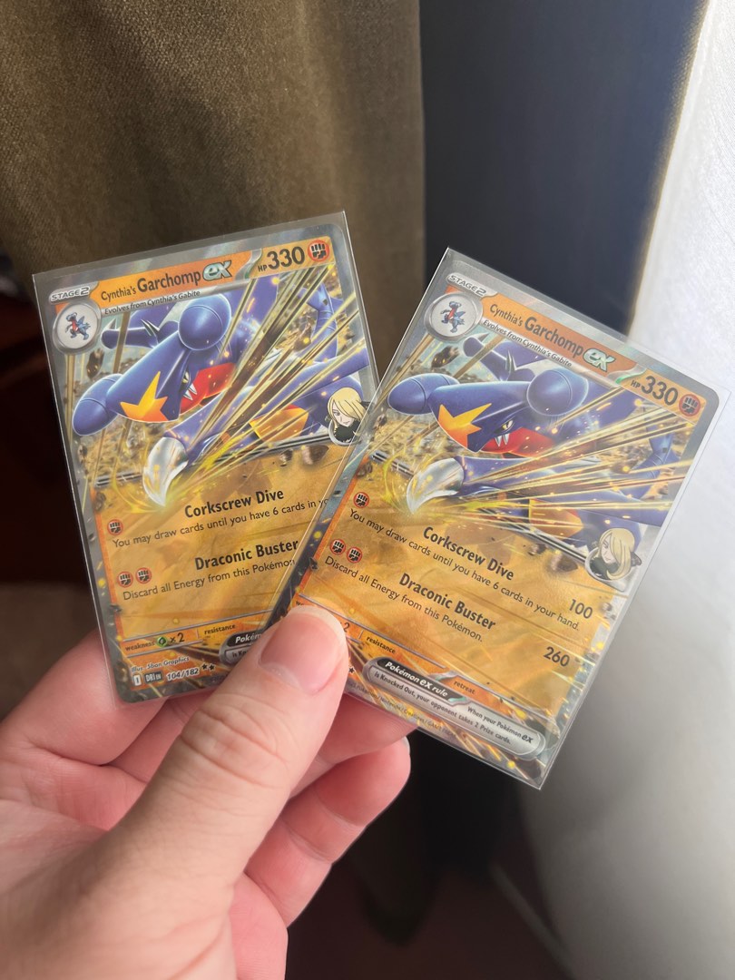 2 for $25 Destined Rivals (Eng) Cynthia’s Garchomp EX 104/182 - Pokemon ...