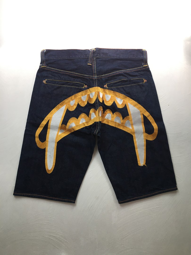 Devil Nut Embroidered Logo Jorts, Men's Fashion, Bottoms, Shorts on ...