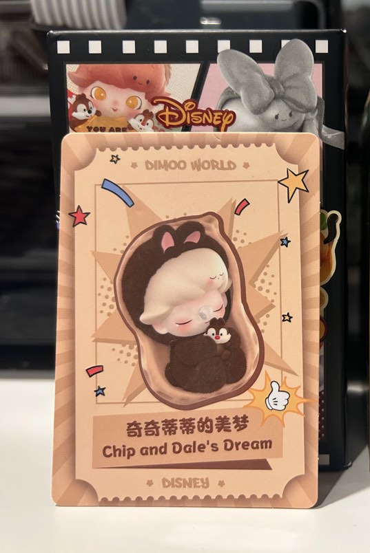 Dimoo Disney Chip & Dale Dream (ori $ if get with other ip), Hobbies ...