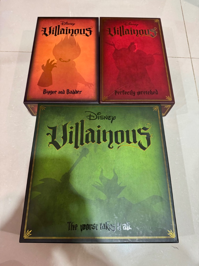 Disney Villainous Board Games (Authentic), Hobbies & Toys, Toys & Games ...