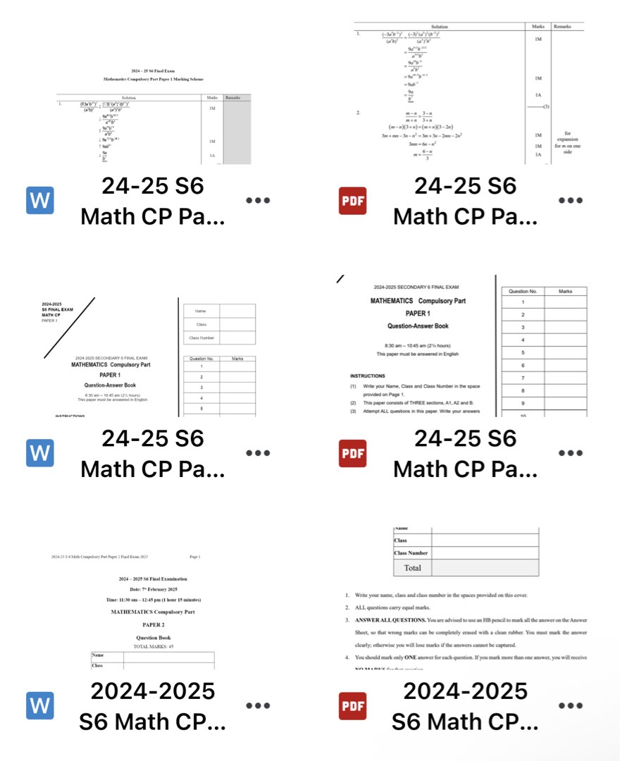 100+ DSE Mathematics & Mathematic Module 1（M1）Mock Paper，dse 數學及m1 模擬試卷, 興趣及遊戲, 書本 & 文具, 教科書 ...