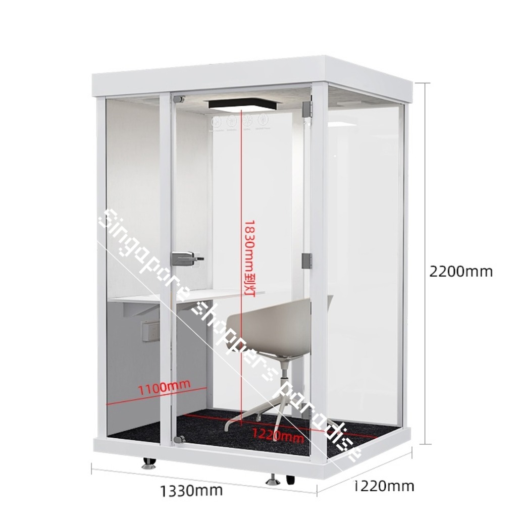 (Free delivery) POD 153G Single Pax Phone Booth/ Office Acoustic Phone ...