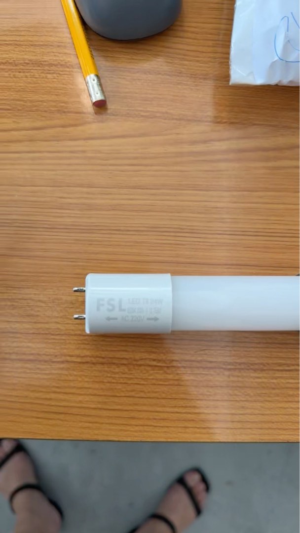 FSL LED T8 24W 4ft Glass Tube, Furniture & Home Living, Lighting & Fans ...