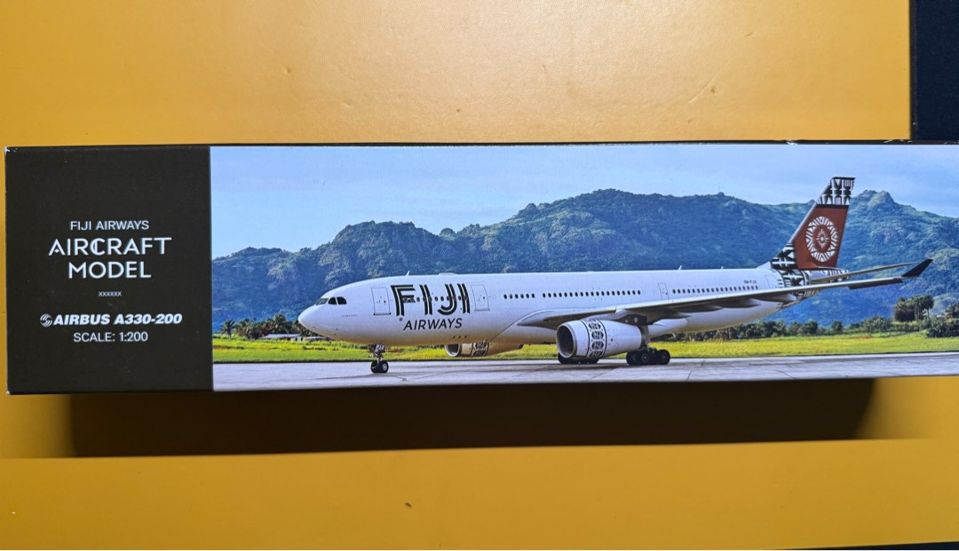 FIJI AIRWAYS A330-200 1:200 飛機模型, 興趣及遊戲, 玩具 & 遊戲類 - Carousell