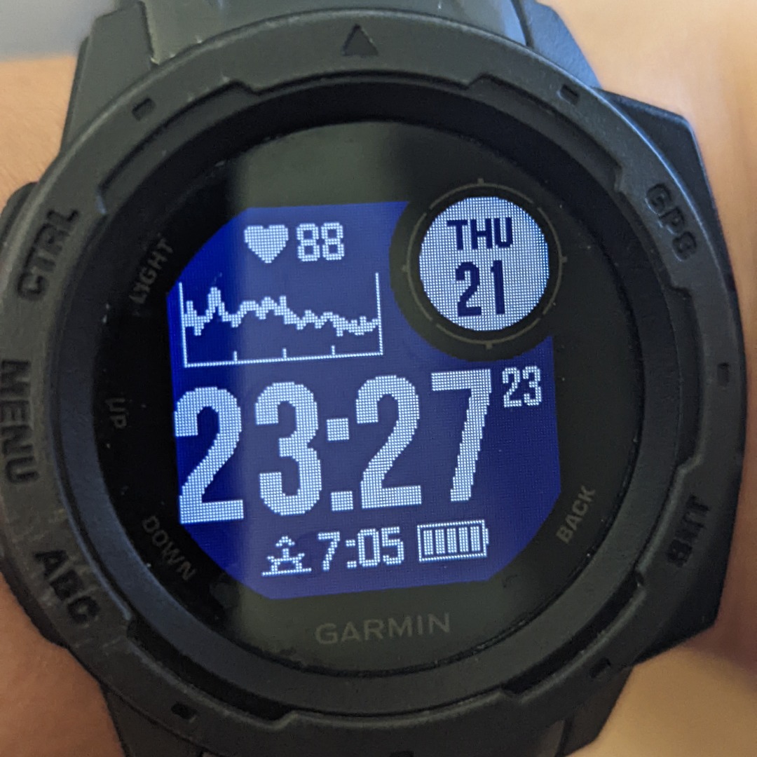 Garmin Instinct Rugged Outdoor Smart Watch GPS Heart Rate Compass ...