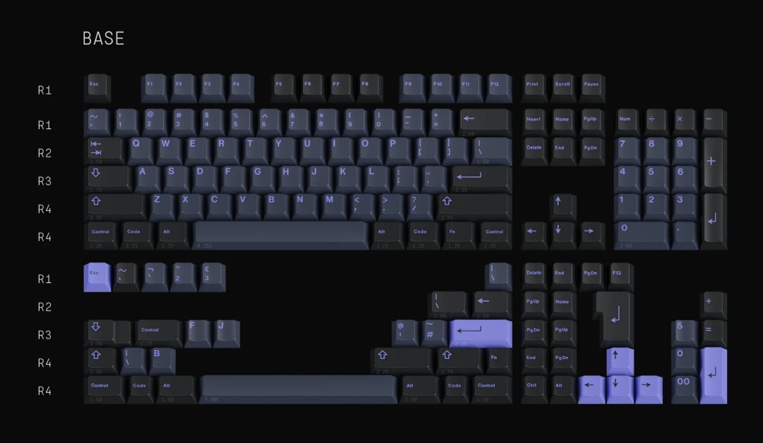 GMK NIGHTSHADE BASE KIT, Computers & Tech, Parts & Accessories ...