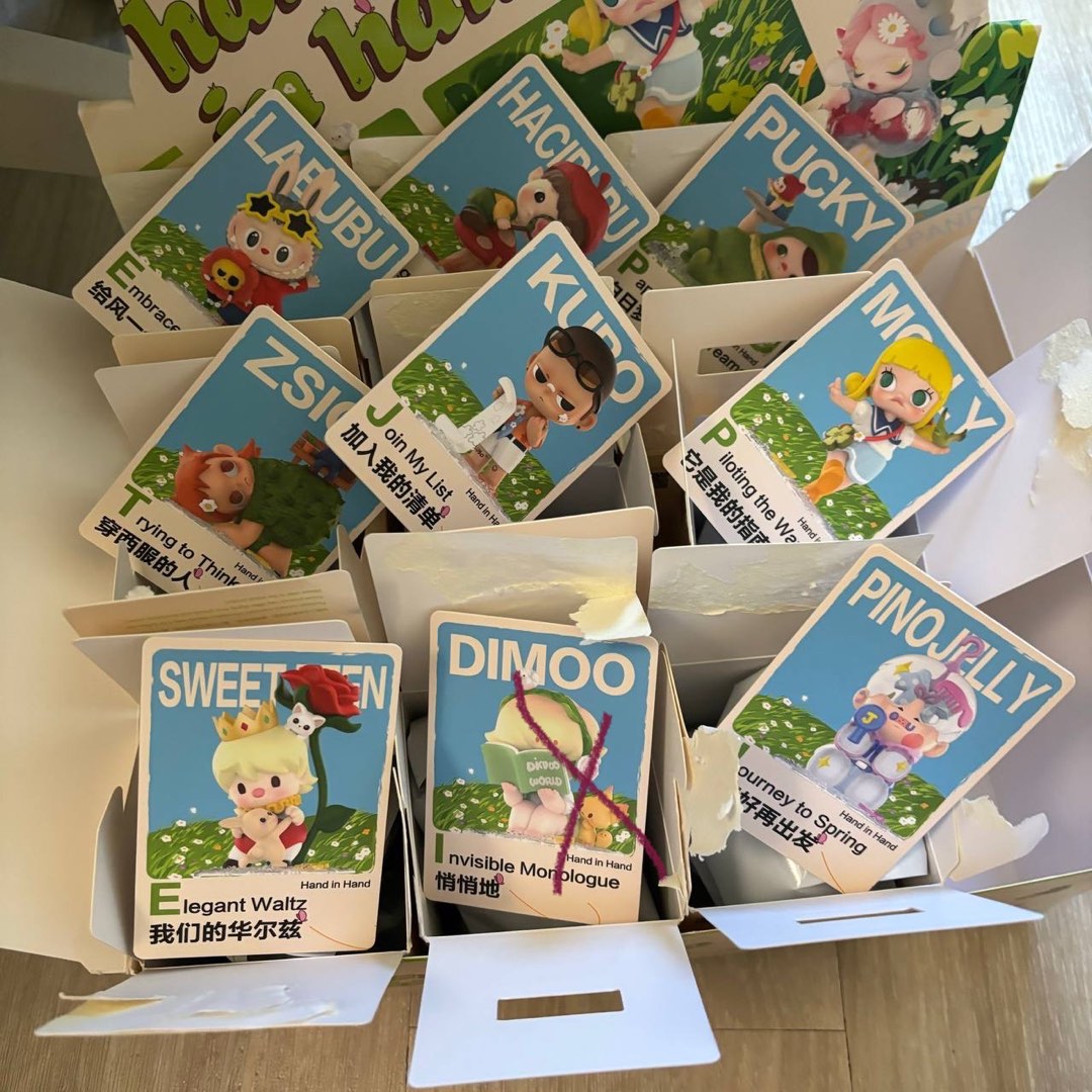 Hand in Hand Popmart, Hobbies & Toys, Toys & Games on Carousell