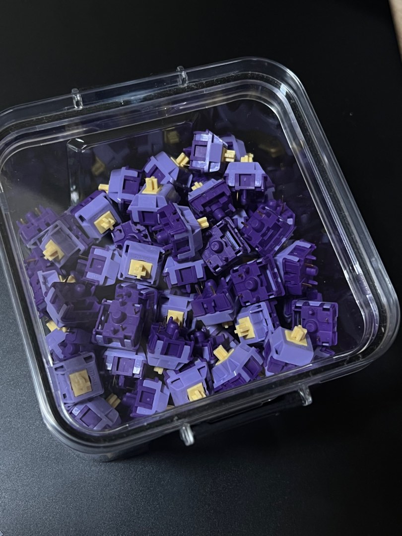 HMX Lemon grape switches 79pcs w box, Computers & Tech, Parts ...
