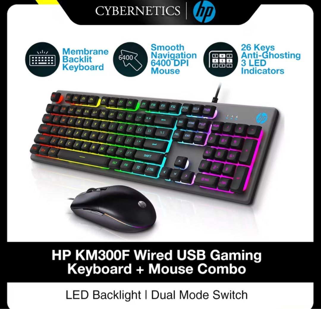 HP KM300F Keyboard membrane, Computers & Tech, Parts & Accessories ...