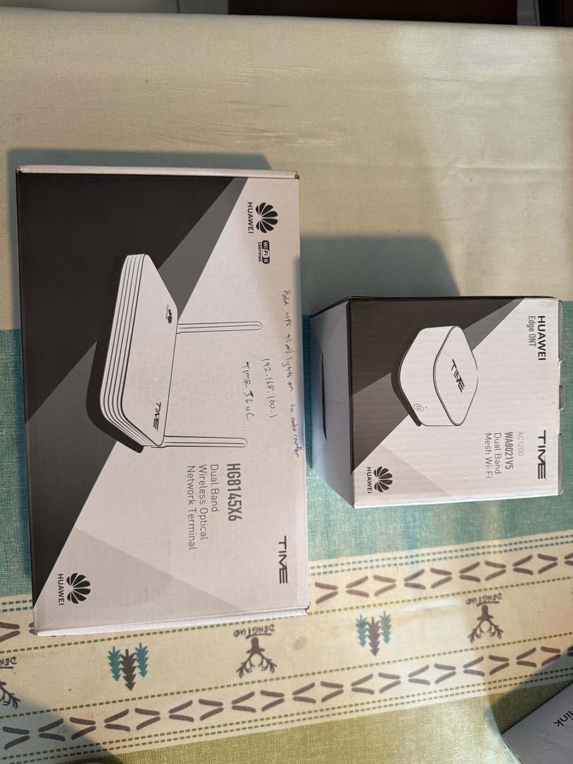 Huawei Wifi 6 router with WiFi 5 node from Time., Computers & Tech ...
