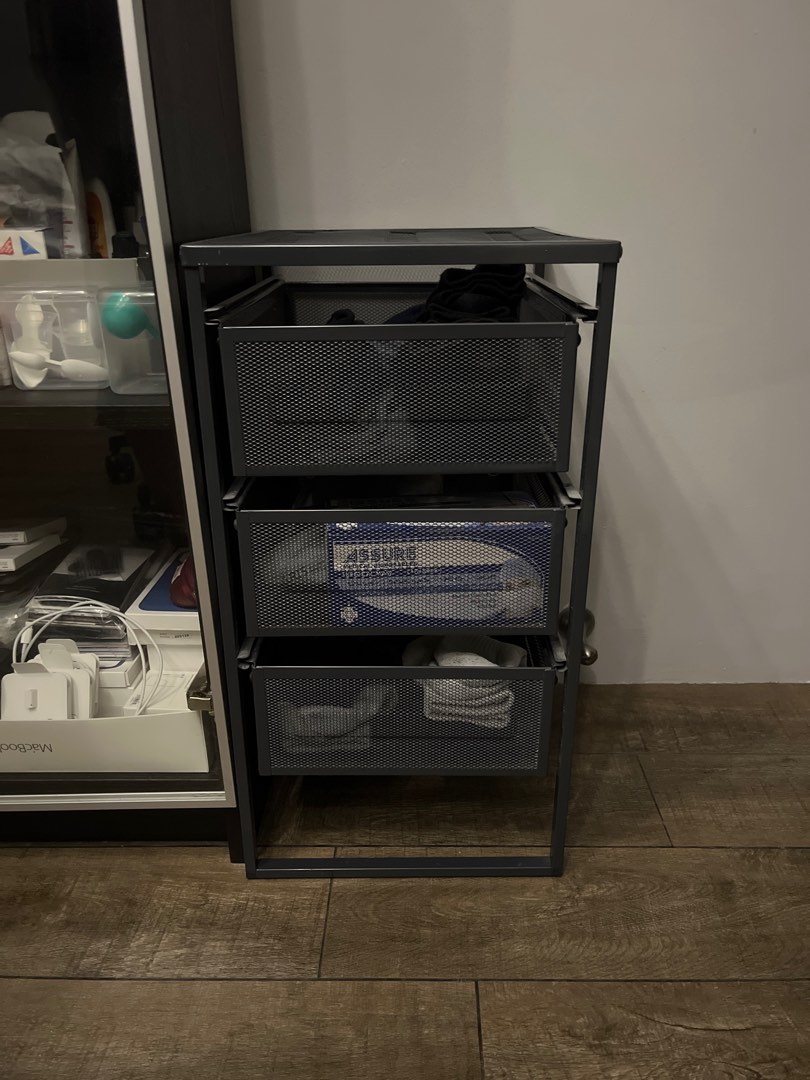 IKEA Lennart Drawer Unit (Grey), Furniture & Home Living, Furniture ...