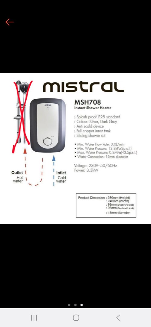 Instant Heater, TV & Home Appliances, Water Heater & Instant Showers on ...