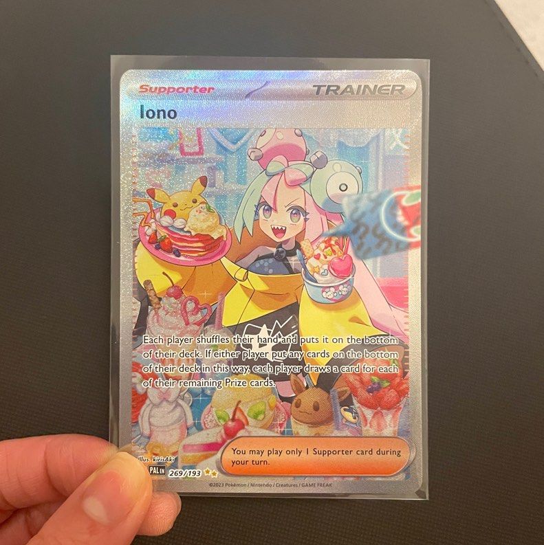Iono SIR Paldea Evolved 269/193 Pokemon TCG WTS / WTT Top Chase Trainer ...
