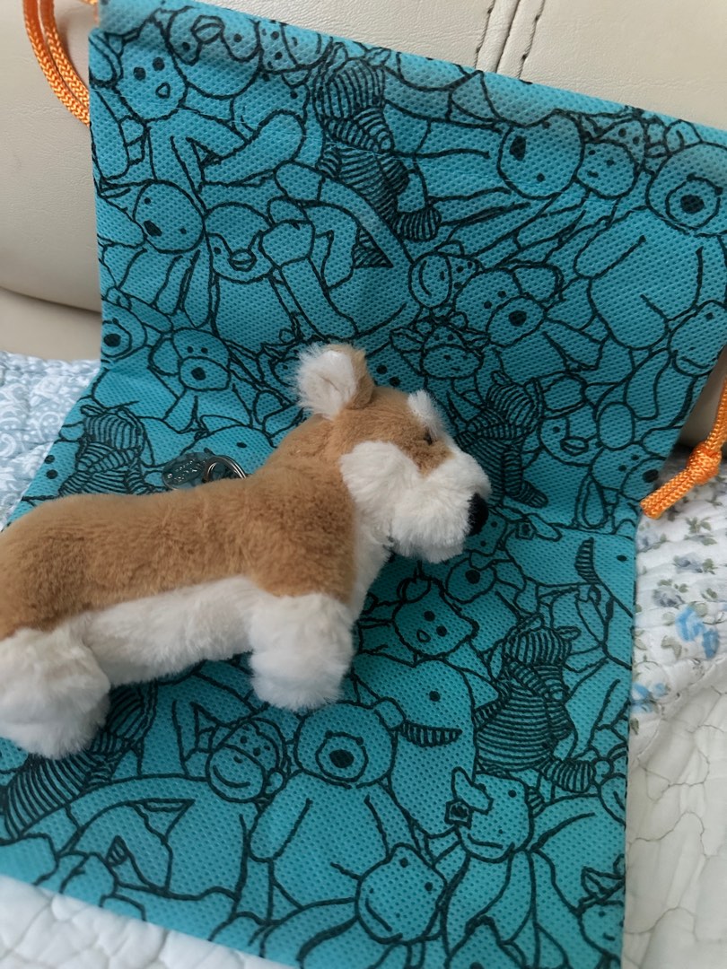 Jellycat - Betty Corgi Bag Charm, Announcements on Carousell