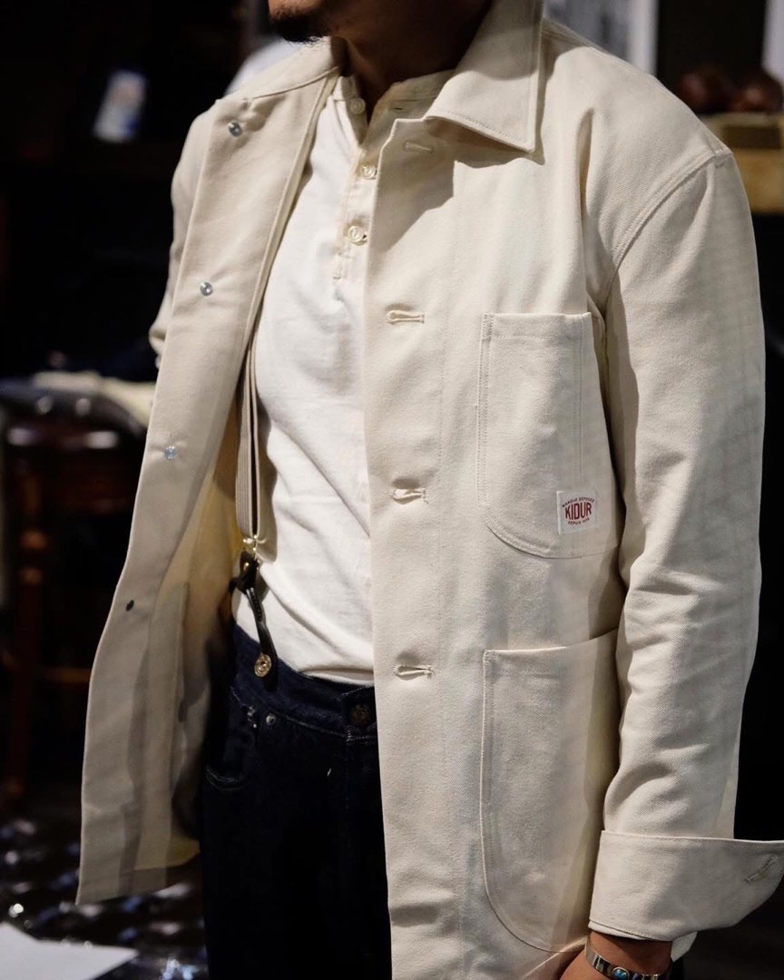 KIDUR Raw Milk Train Jacket, Men's Fashion, Coats, Jackets and ...