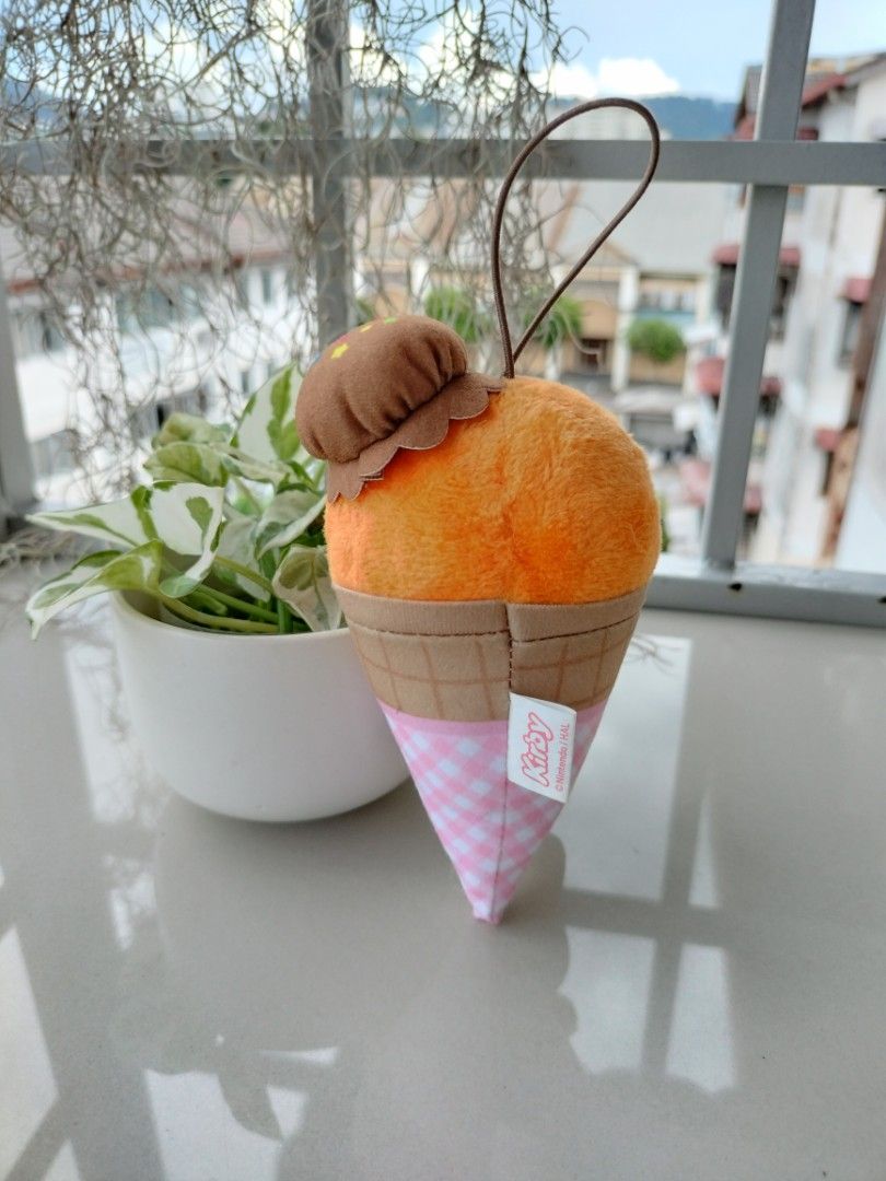 Kirby Ice cream Mascot Waddle Dee (Cone) Plush Toy, Hobbies & Toys ...