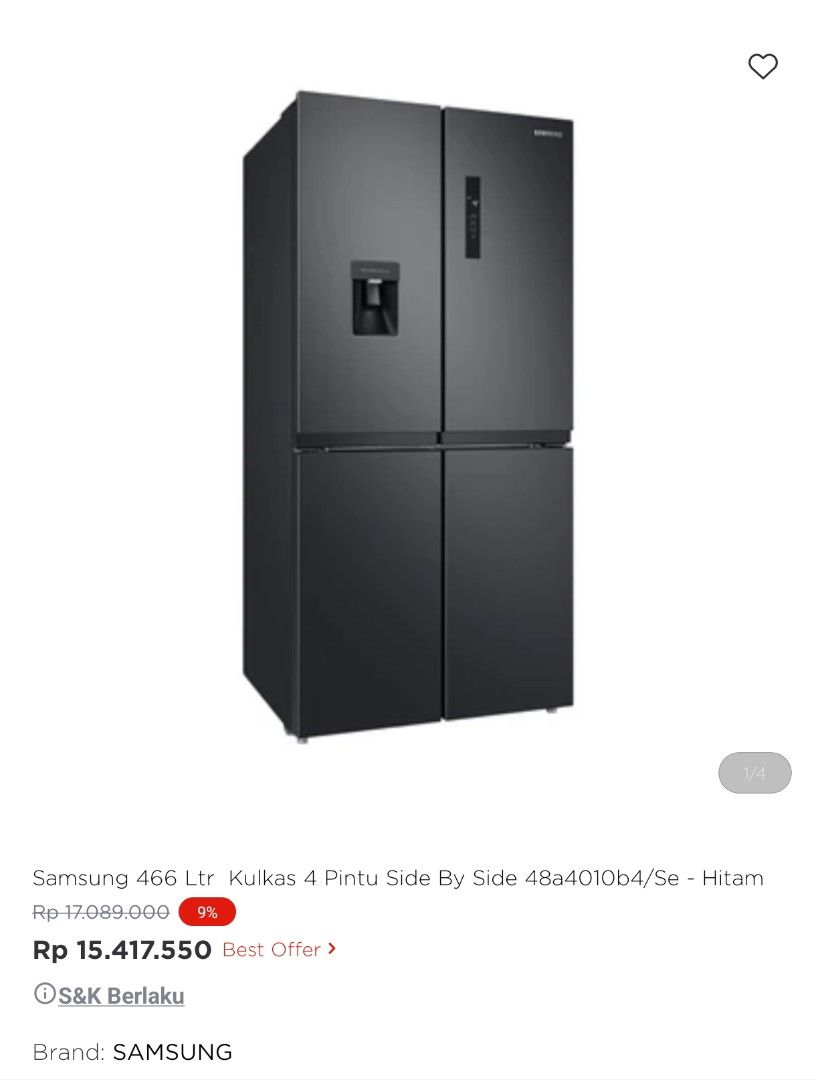 kulkas 4pintu promo bisa cicilan syarat ktp tampa dp, Kitchen ...