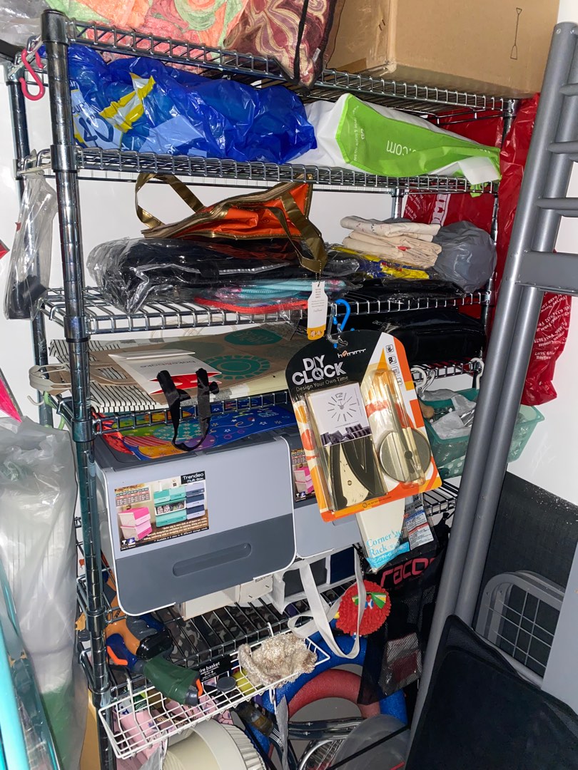 Like New Metal Rack - 1 For 1, Furniture & Home Living, Furniture ...