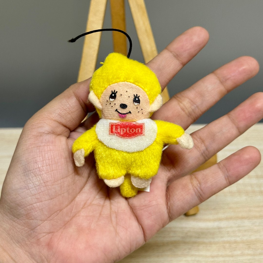 Lipton X Monchhichi Small Plush Charm 8cm (broken black strap) - Php ...