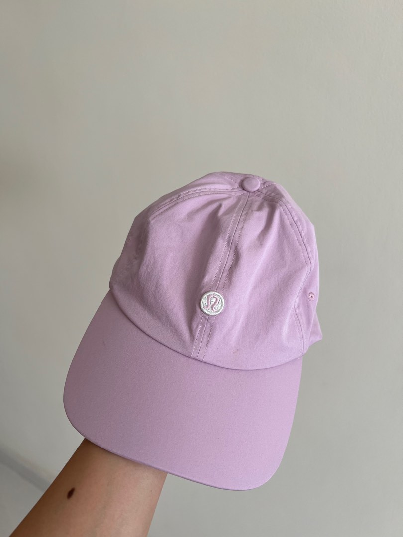 Lululemon fast and free cap pink, Men's Fashion, Watches & Accessories ...