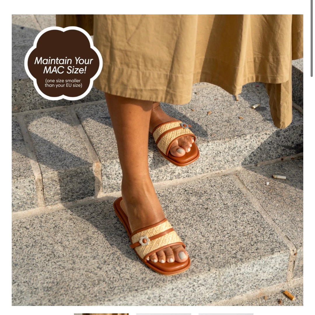 Machino Hana Rattan Flats, Women's Fashion, Footwear, Flats on Carousell