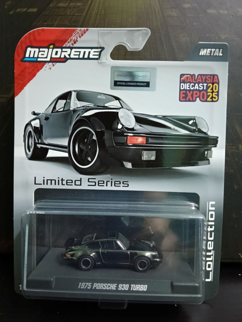 Majorette Collection 1975 Porsche 930 Turbo Black (MDX 2025 Limited ...