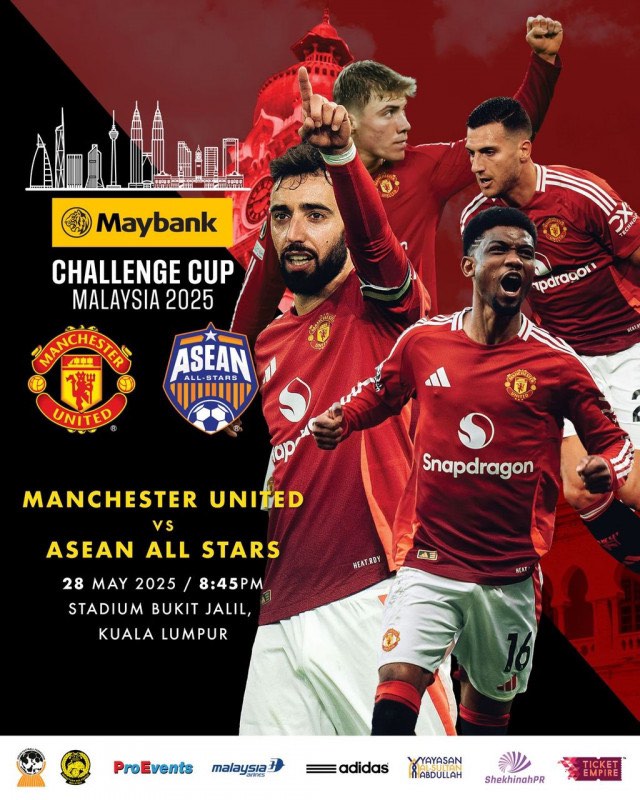 MAN UTD VS ASEAN ALL STAR - CAT2 TICKETS, Tickets & Vouchers, Event ...
