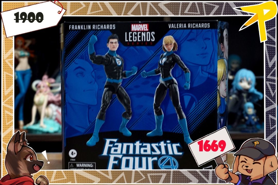 (MARVEL LEGENDS) FRANKLIN RICHARDS AND VALERIE RICHARDS 2 PACK, Hobbies ...