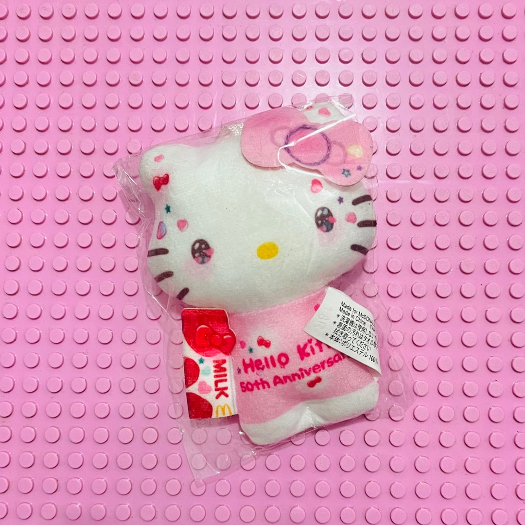 Mcdo Hello Kitty Plush Charm 50th Anniversary, Hobbies & Toys, Toys ...